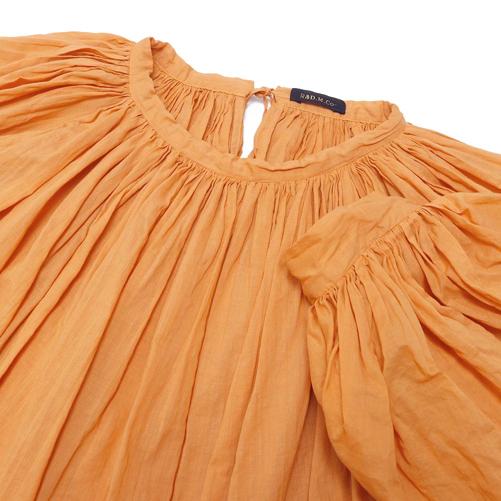 R&D.M.Co-[アールアンドディーエムコー]GARMENT DYE GATHER SMOCK NO.6188