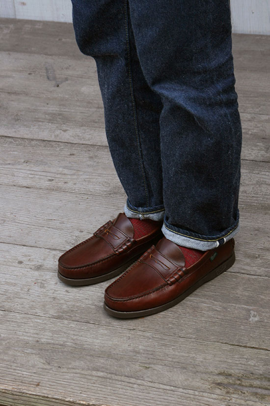 【色追加】PARABOOT[パラブーツ]ローファー／CORAUX 093603(AMERICA)・093606(MARINE)